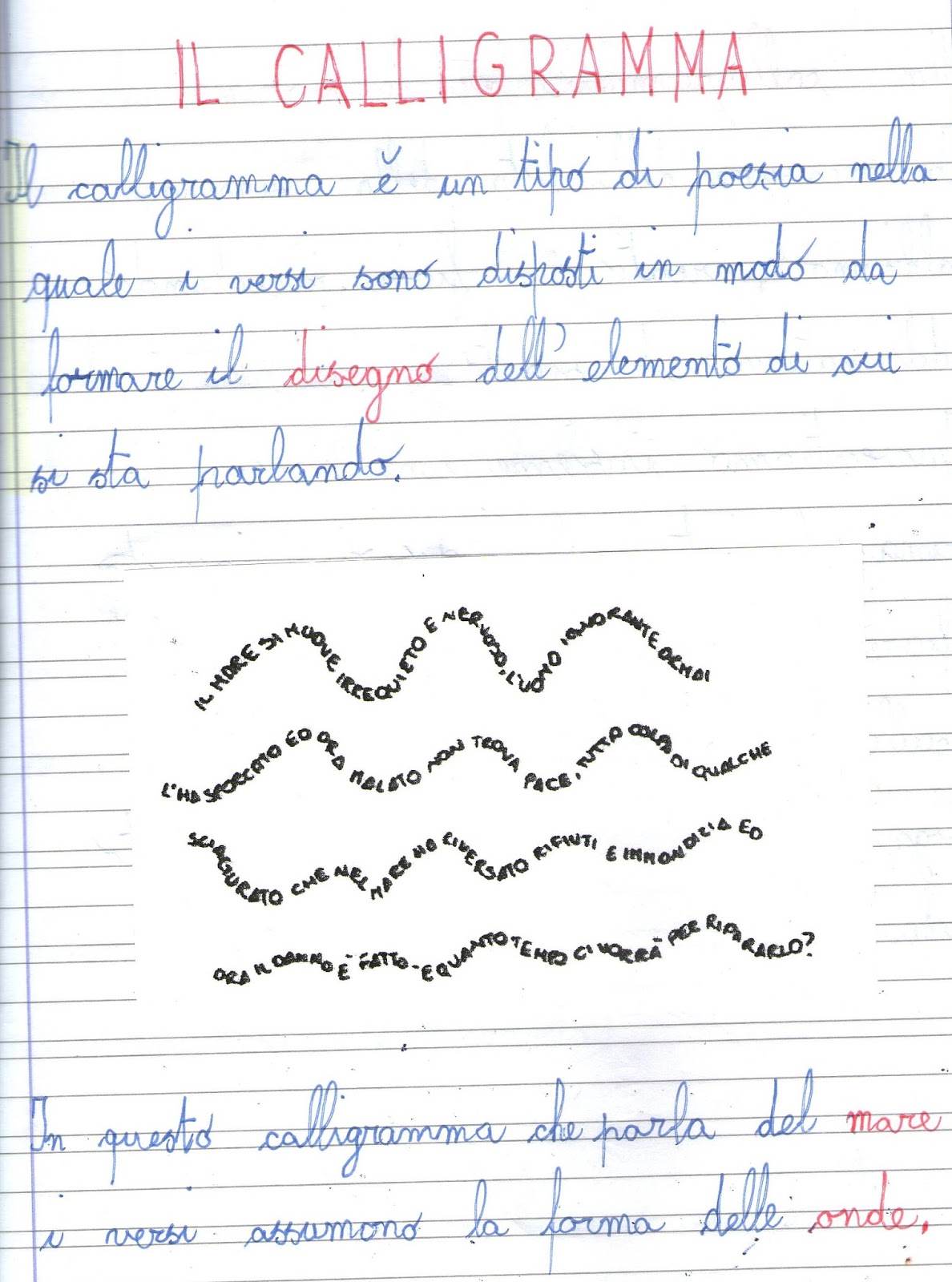 Il blog della maestra Roberta: Rime e calligramma