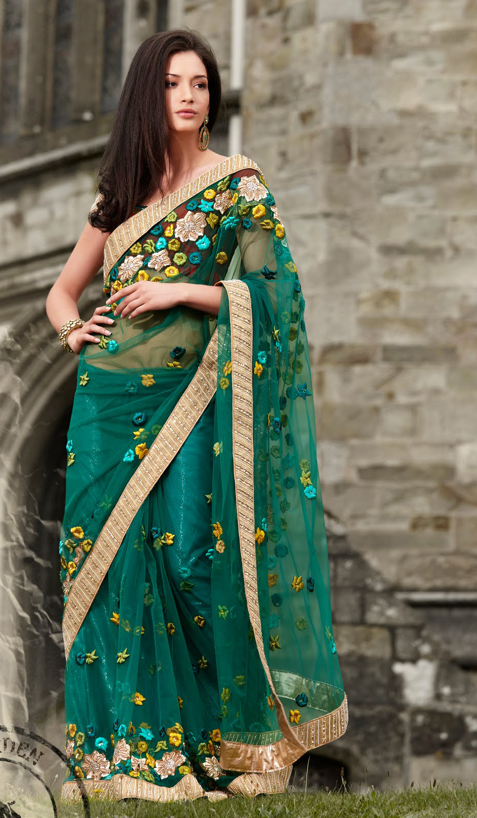 Sea Green Saree Collection