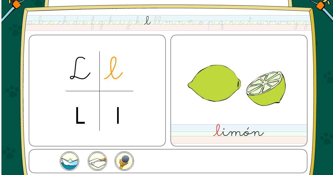 Escuela infantil castillo de Blanca: JUEGA CON LA LETRA L