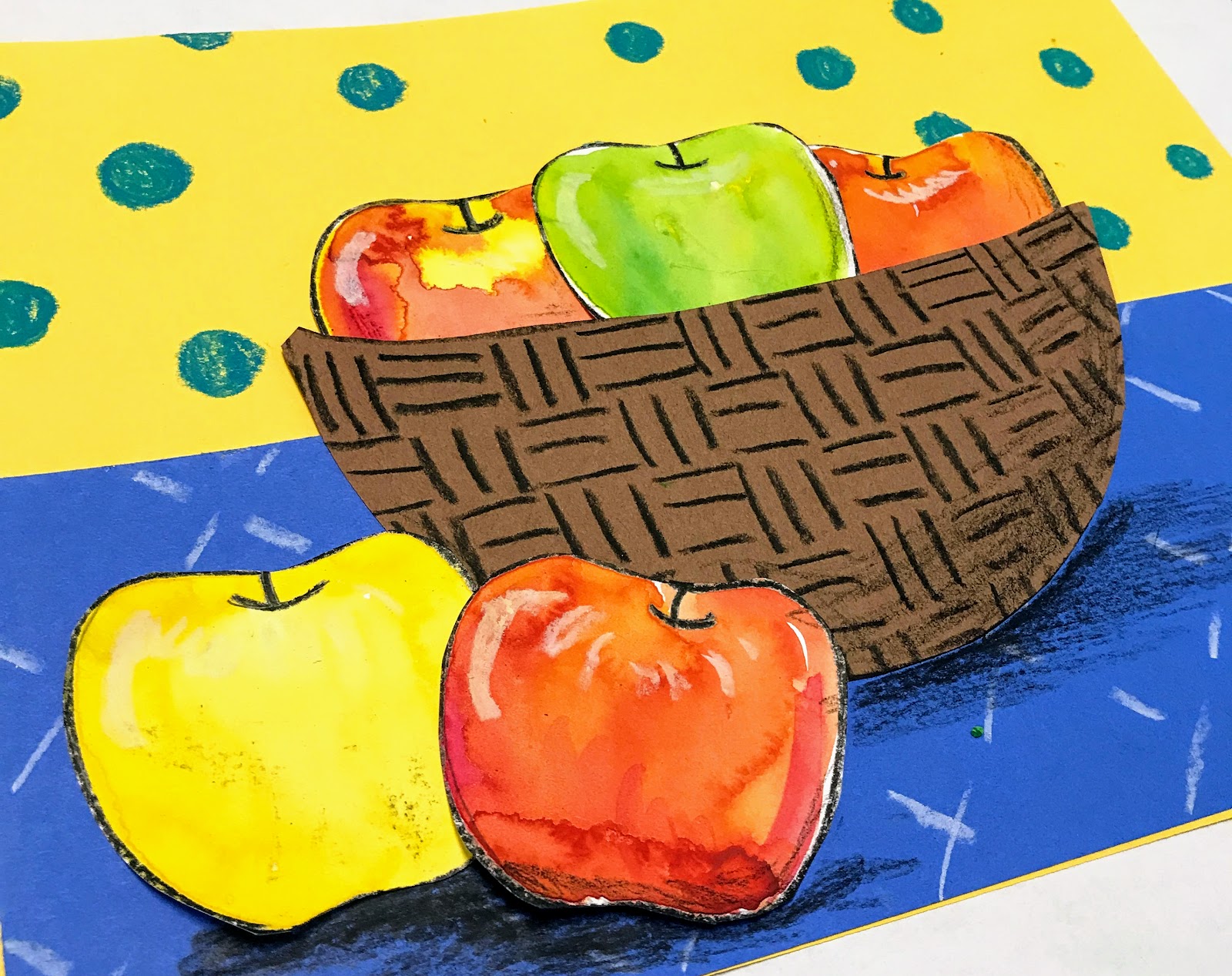 Apples In A Basket Drawings