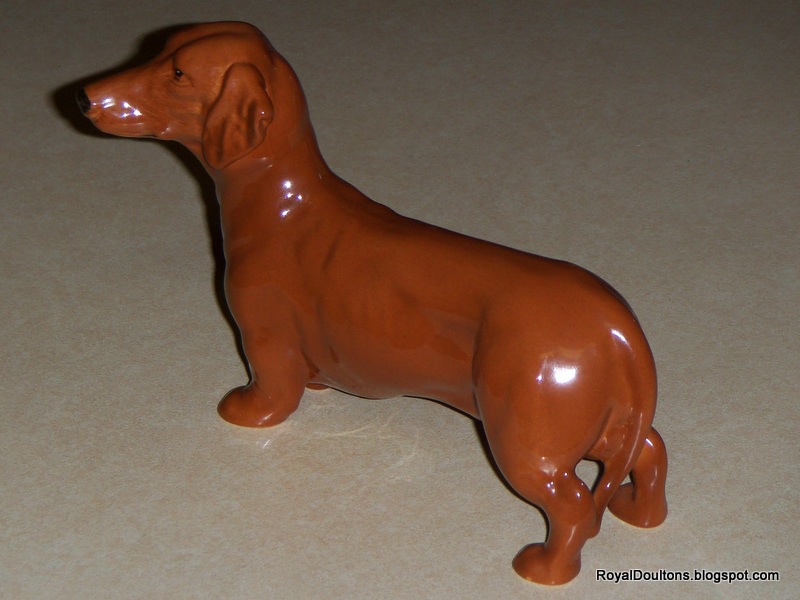 royaldoultons: Royal Doulton Dachshund Dog Figurine 6" Long