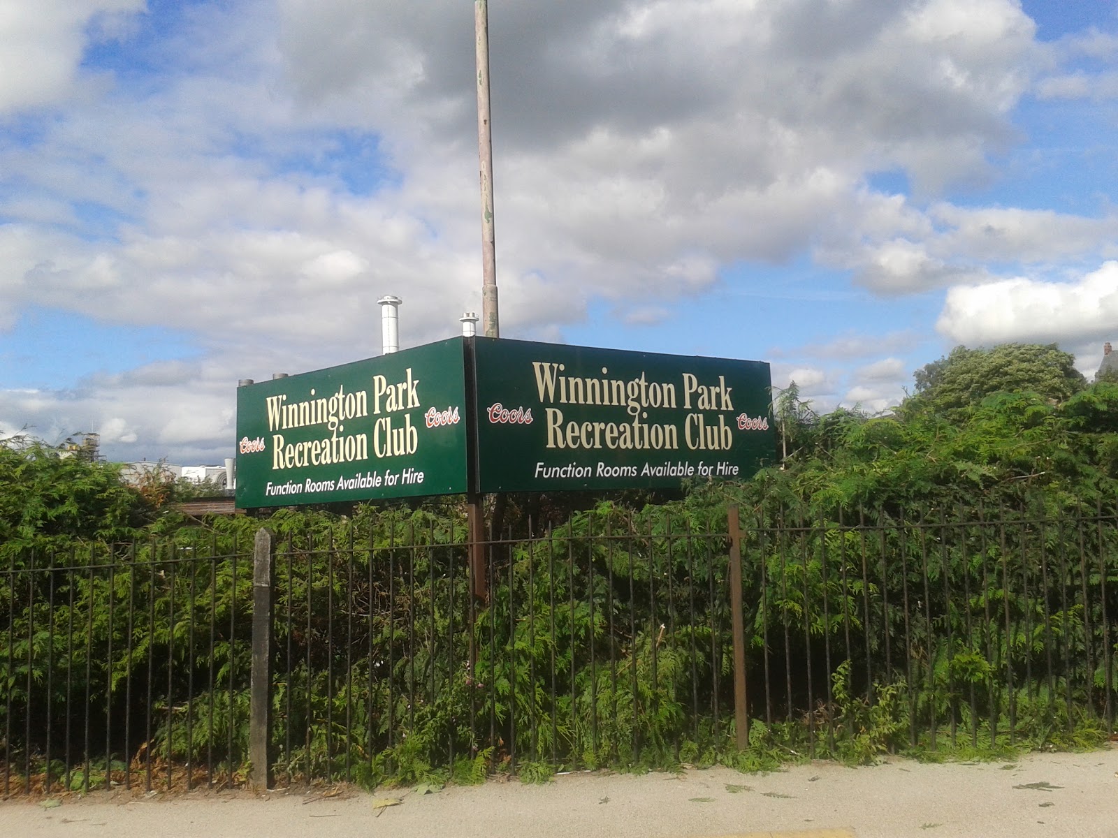 Winnington Park Recreation Club: WPRC News
