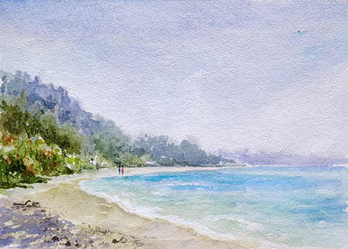 Paintings and Drawings by Manju Panchal: Water colour painting on hand ...