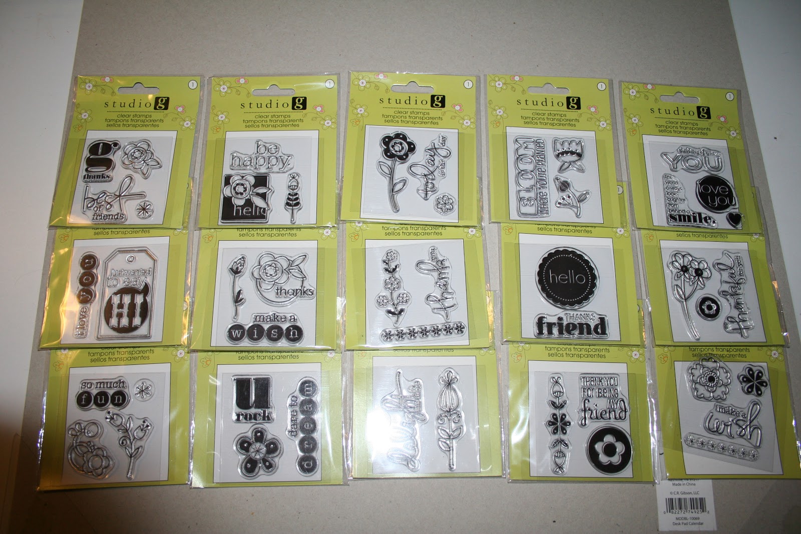 Noelle Scraps A Lot!: Some Studio G stamps from Walmart