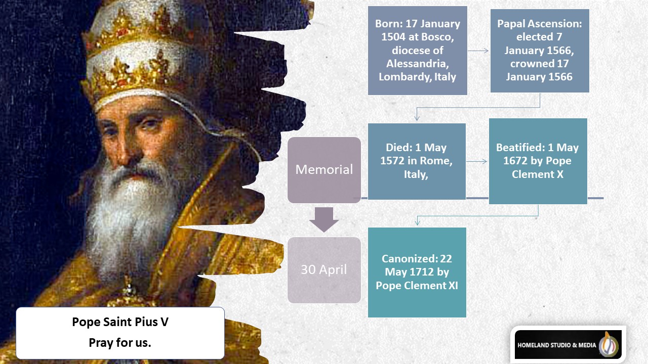 A 5-MINUTE OUTREACH: pope saint pius v