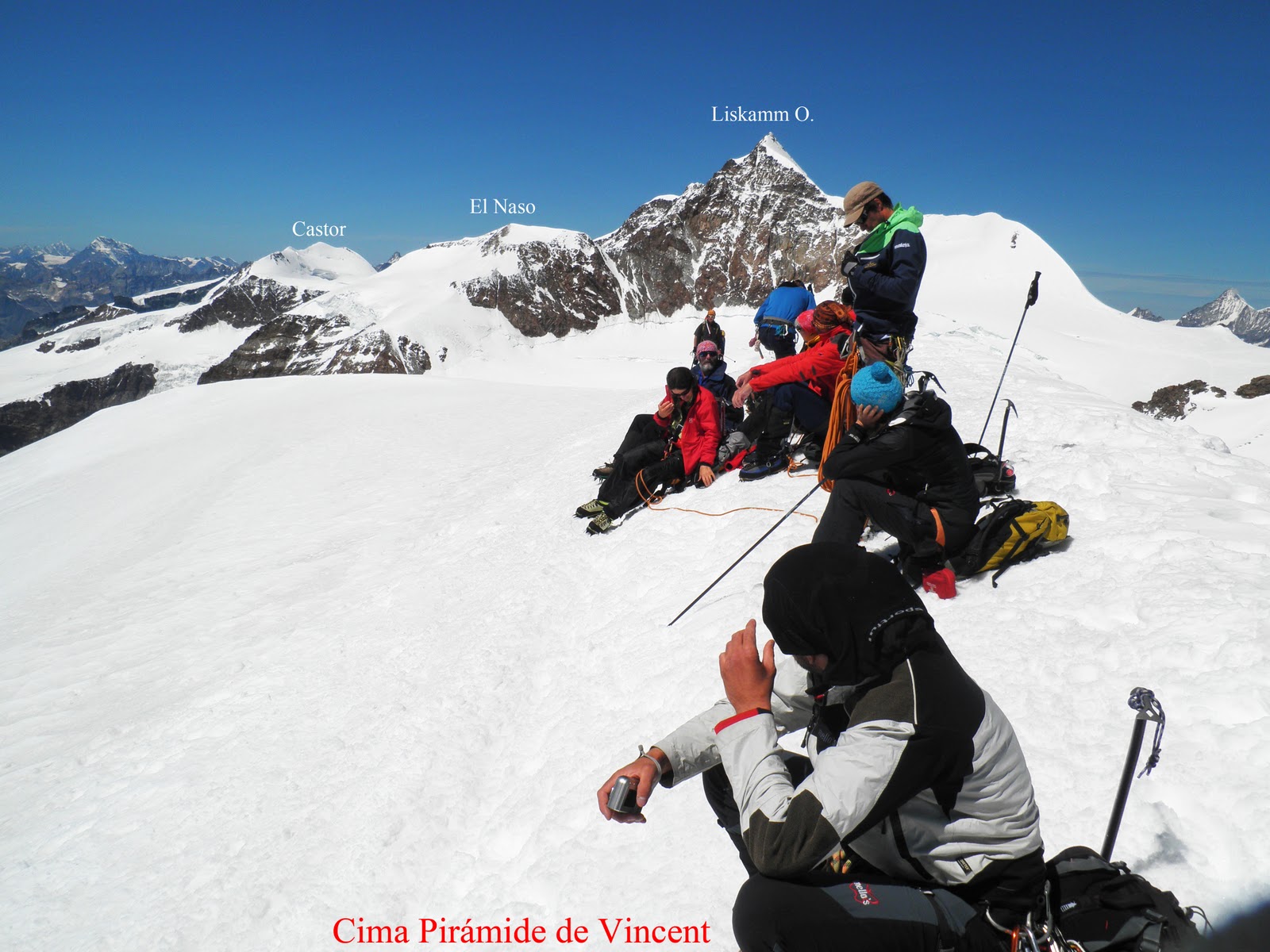 Mi pasión por la Montaña: Alpes - Refugio Quintino Sella a Refugio Gnifetti