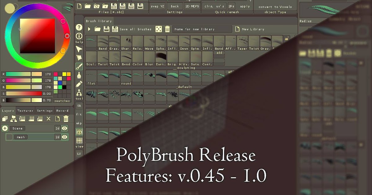 Polybrush 1.0 | Computer Graphics Daily News