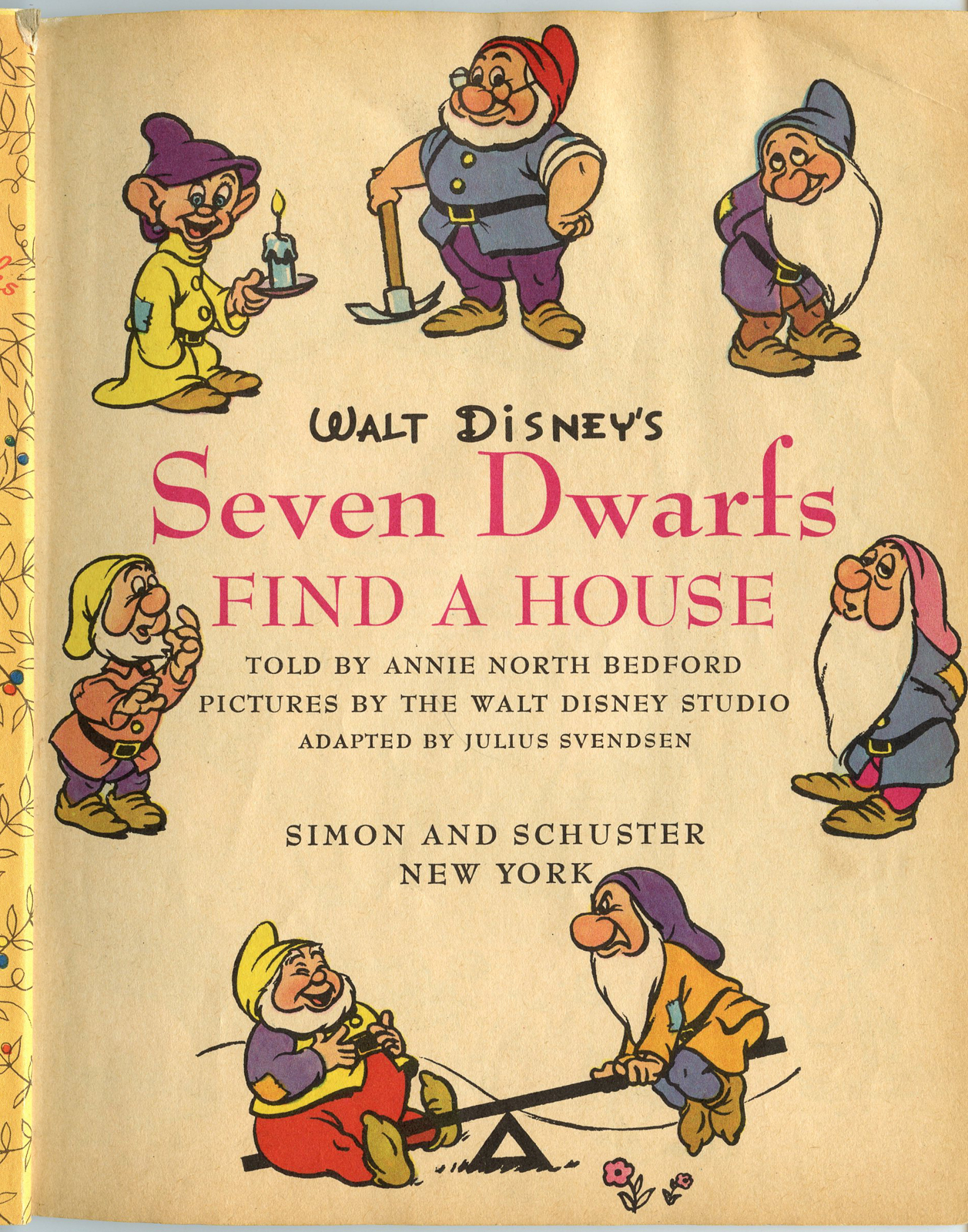 Filmic Light - Snow White Archive: 1948/52 "Seven Dwarfs" Book from ...