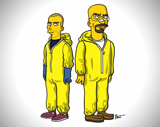 b-Art: Version Simpsons de Breaking Bad