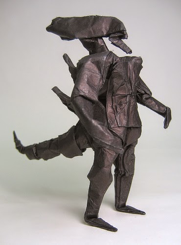 origami alien spaceship ~ easy origami instructions for kids crafts