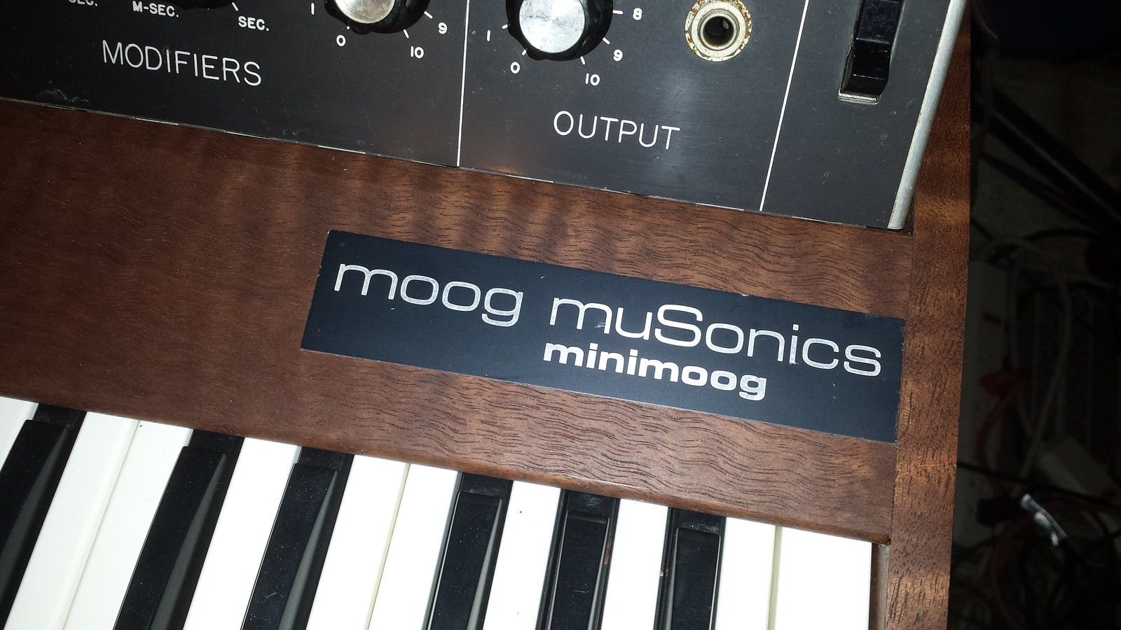 MATRIXSYNTH: 1971 Original Vintage Moog MuSonics Minimoog MODEL D SN 1204