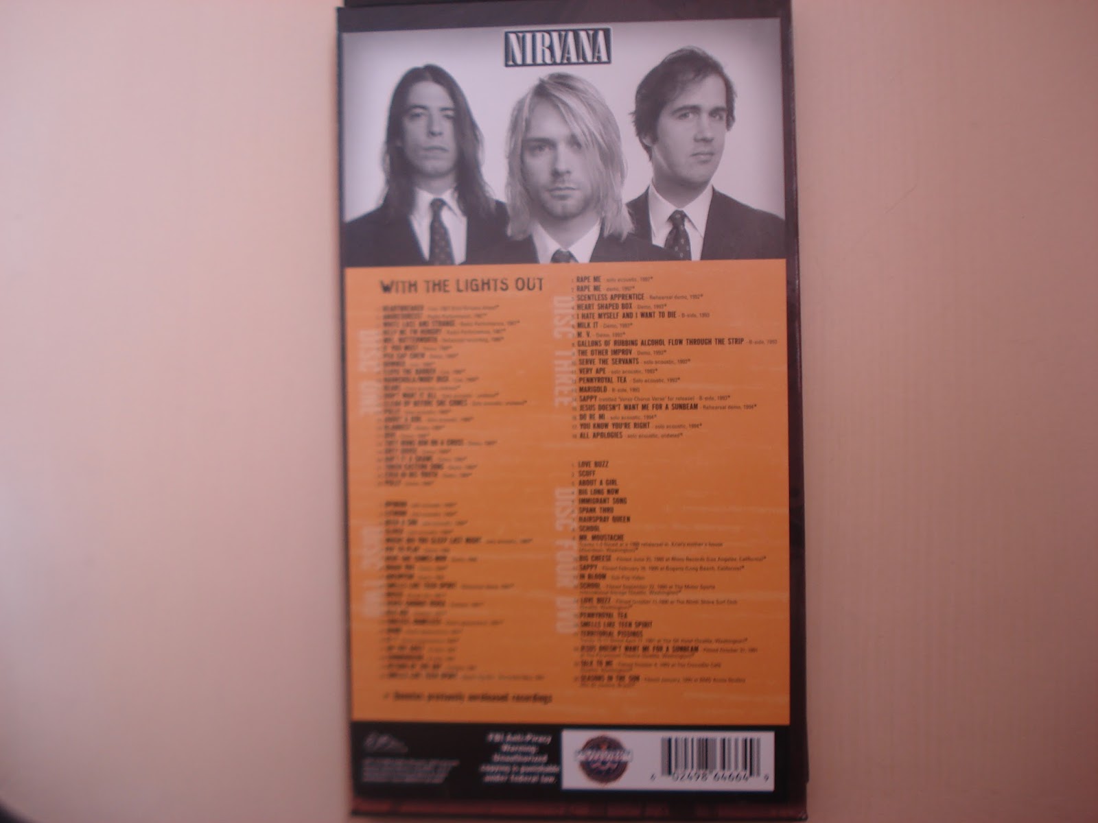Verita's Sound And Vision: Box Set Nirvana With The Lights Out Edição ...