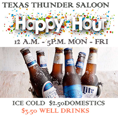 Texas Thunder Saloon Best Bar, Waller TX, Happy Hour, Live Music Full ...