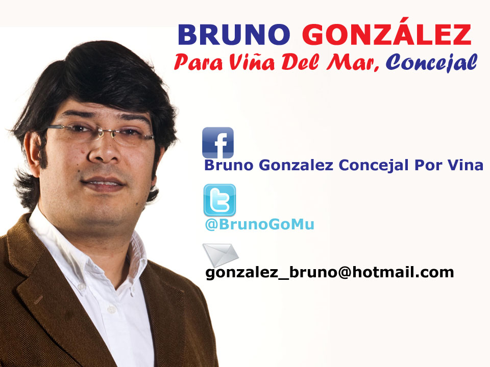 Bruno González Concejal Para Viña 2012