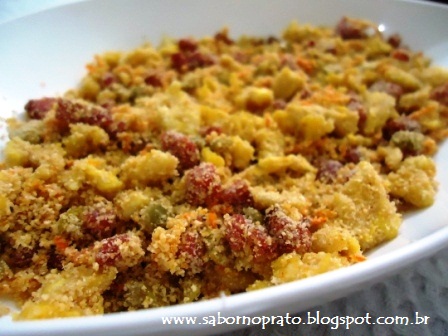 Farofa Simples | Sabor no Prato