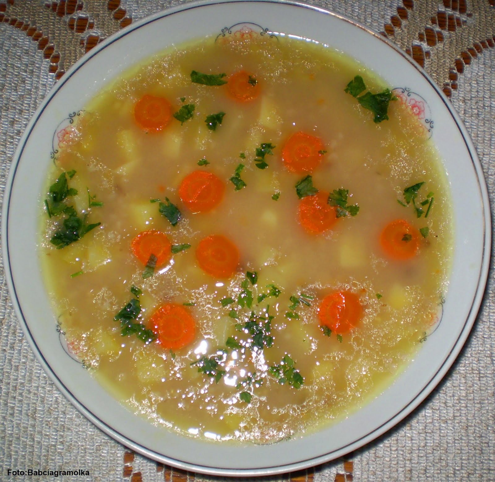 Buniabaje w kuchni: Krupnik na kaczce