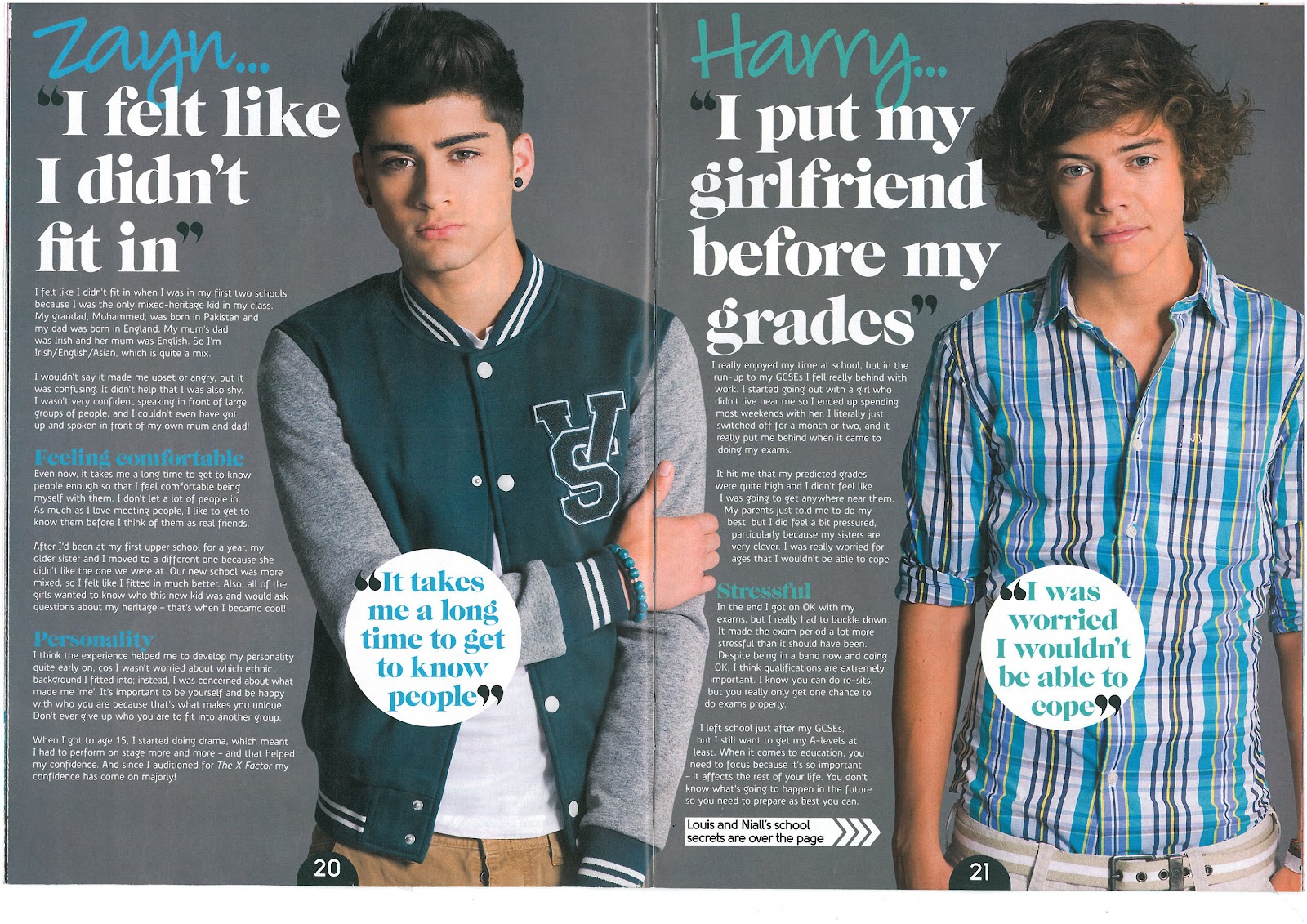 ZOE RICHARDSON: TOP OF THE POP MAGAZINE DOUBLE PAGE SPREAD.