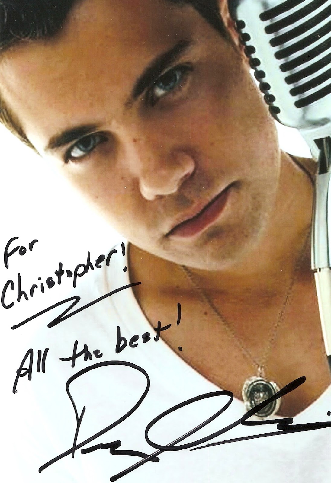 Chris Autographs: Drew Seeley