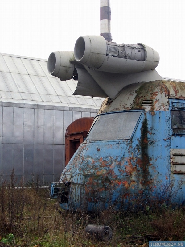 Deserted Places: An abandoned Soviet turbojet train
