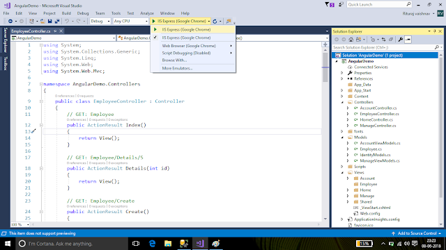 Asp.net And HTML Css And Web Development: How To Create Project In Asp ...