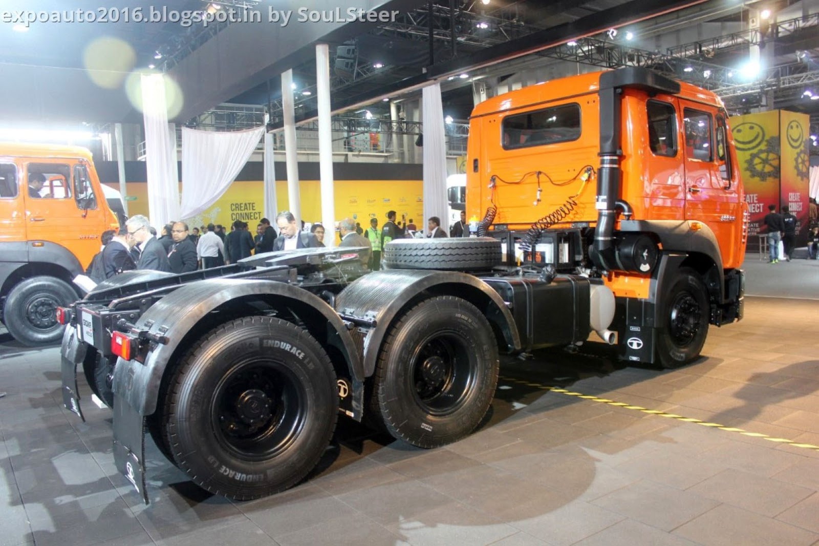 Auto Expo 2016 by SouLSteer: Tata Signa 2518.K, 4923.S and 3118.T ...