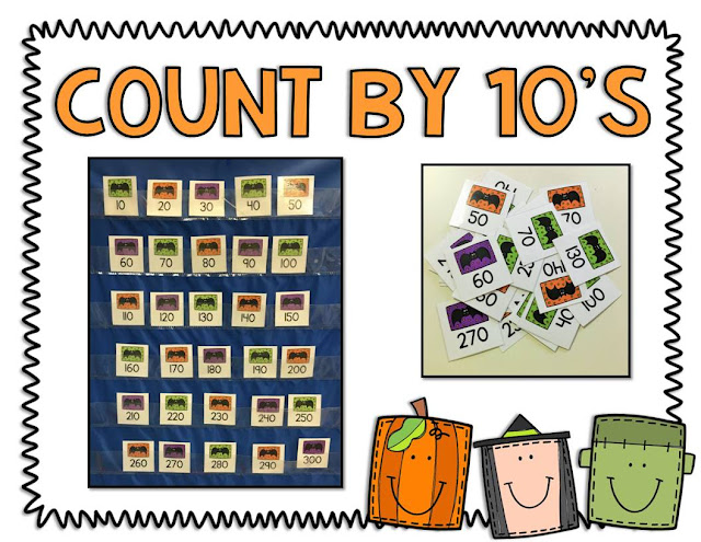 Doodle Bugs Teaching {first grade rocks!}: Halloween Pocket Chart Math ...