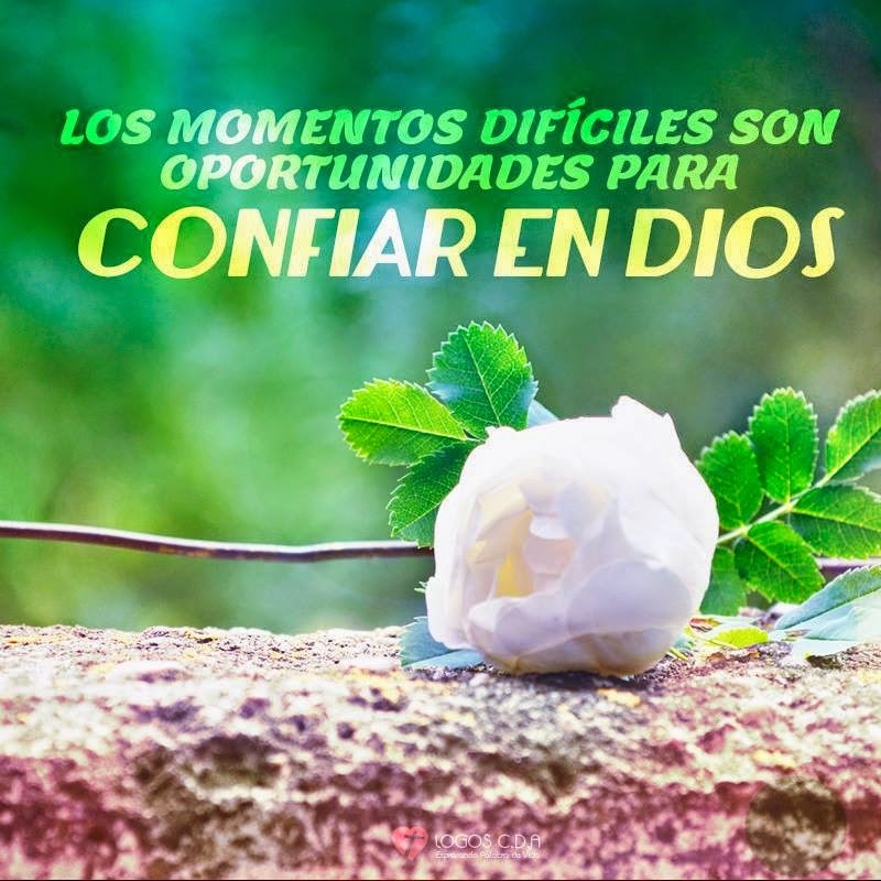 Frases Lindas Del Dia: Confiar En Dios