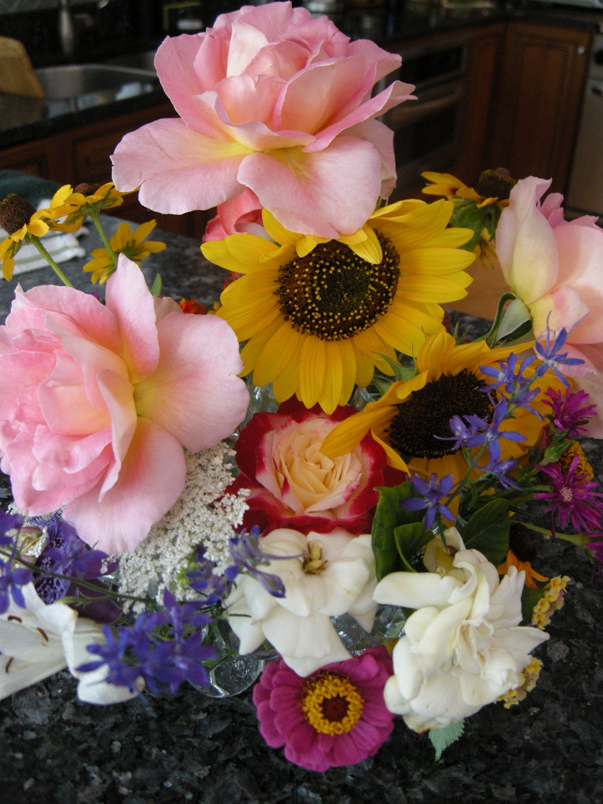 Kitchens Are Monkey Business: Rosie's Flowers.