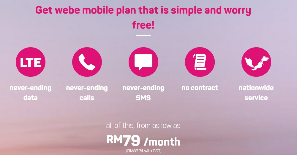 Webe 正式推出，无线上网和拨电只需 RM 79 - WINRAYLAND