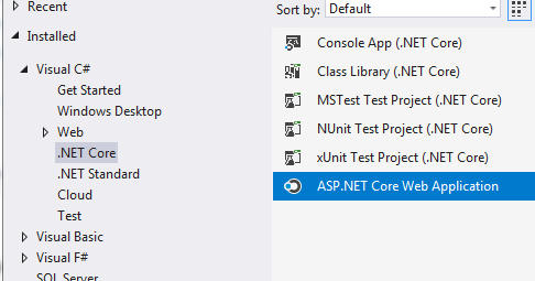 Sql server, .net and c# video tutorial: Creating asp.net core web ...
