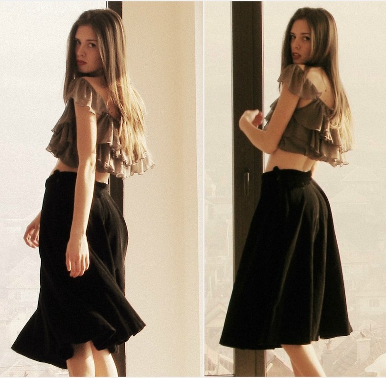 FUTILIDADE ÍNTIMA: COMO USAR bare mid riff, bare middle section (parte ...