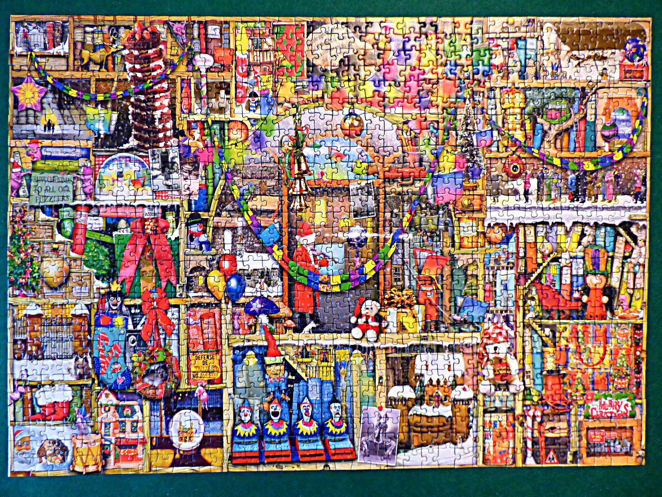 Chez Maximka: The Christmas Cupboard jigsaw puzzle from Ravensburger