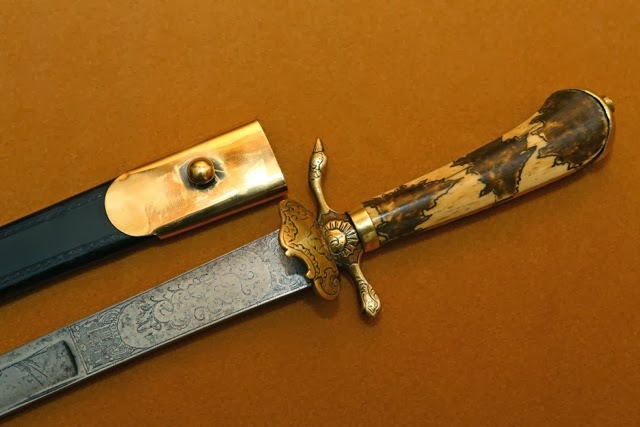 Contemporary Makers: Original 18th Century Hunting Sword with Sheath by ...