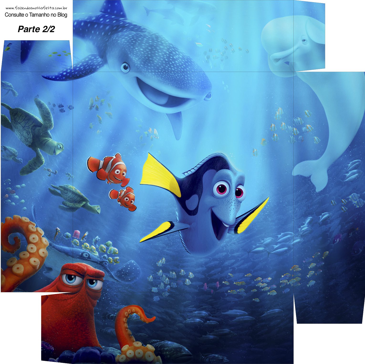 Finding Dory: Free Printable Boxes. - Oh My Fiesta! in english