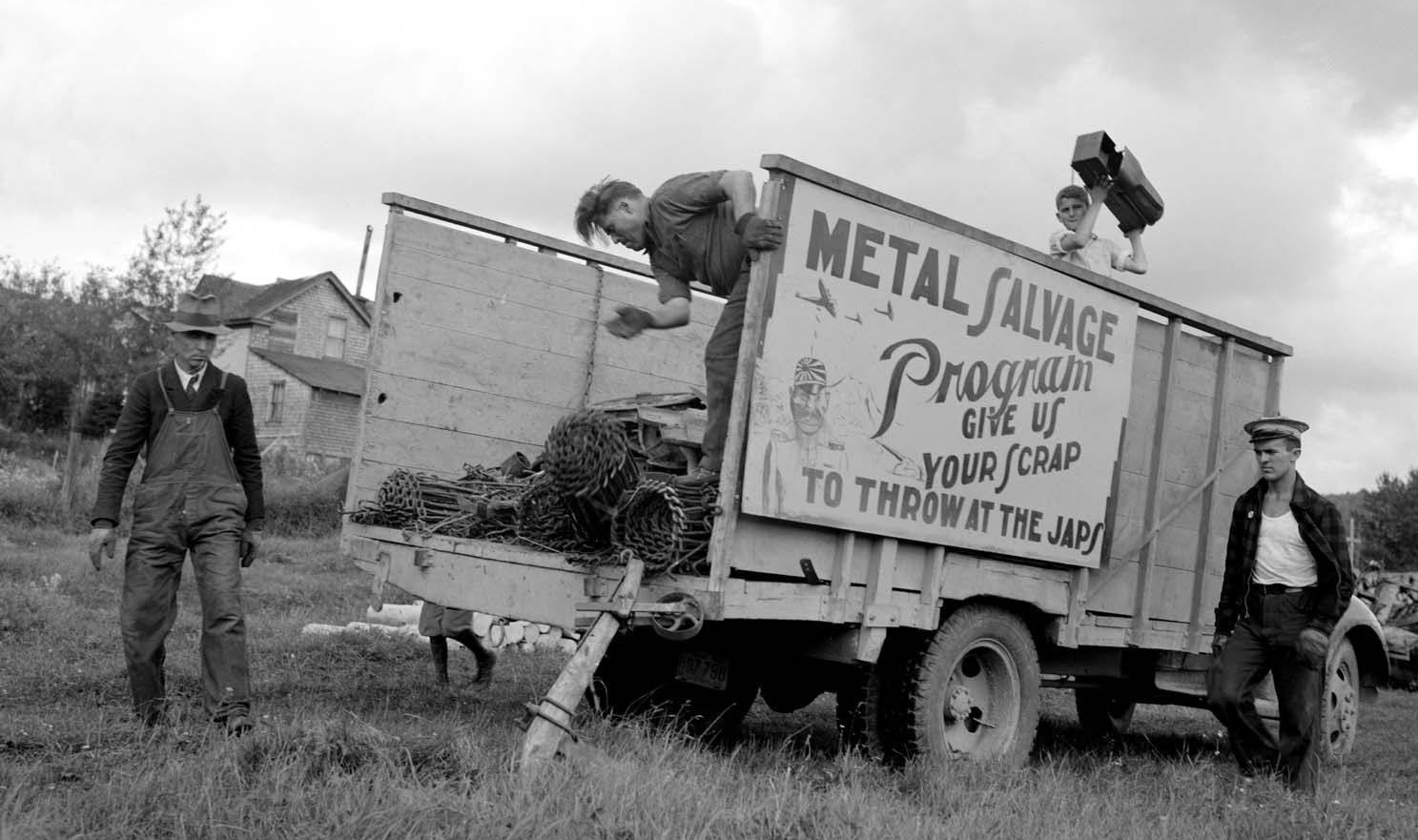 Just A Car Guy: rare photo of the scrap metal drives