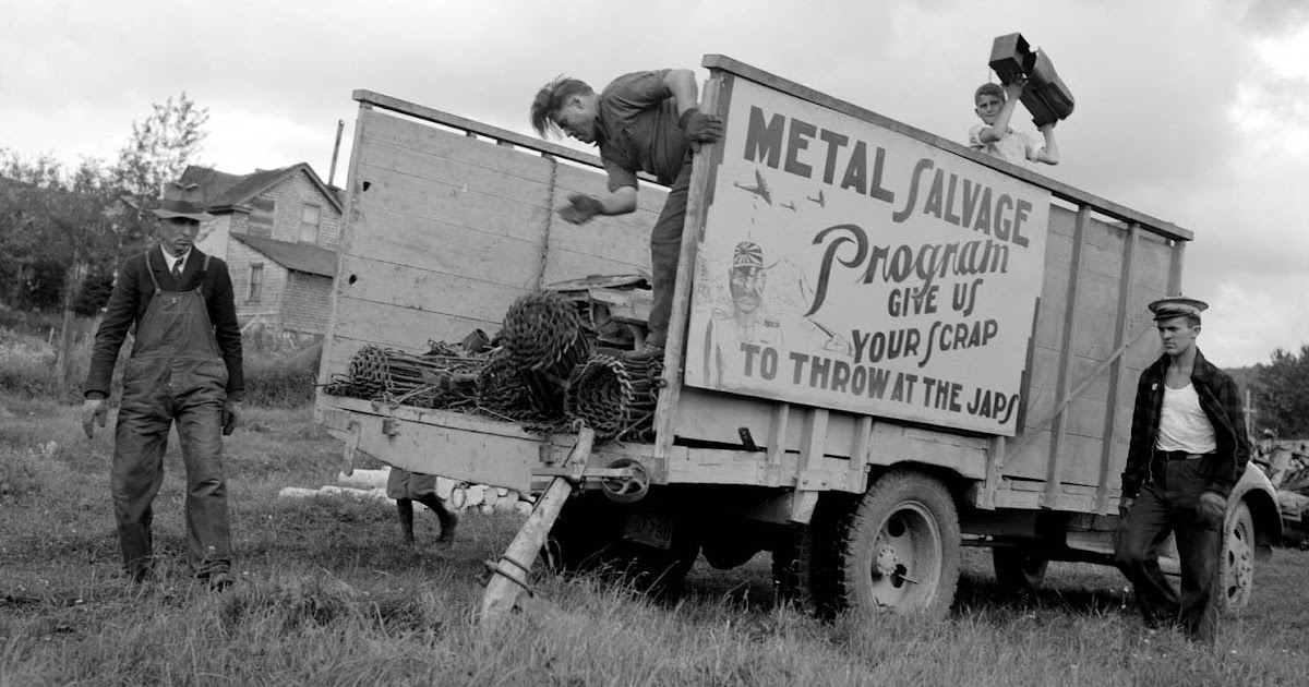 Just A Car Guy: rare photo of the scrap metal drives