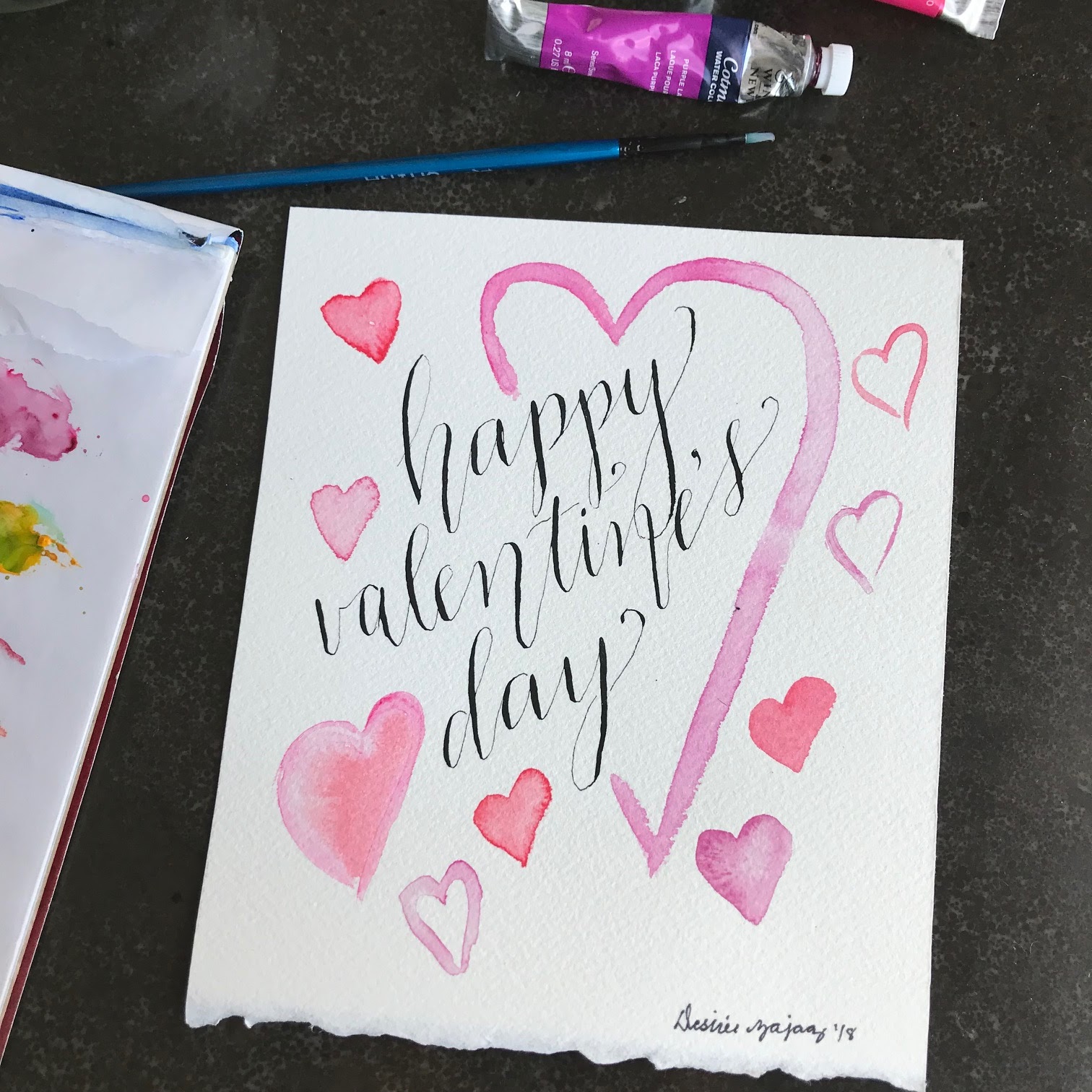 Watercolors & Calligraphy