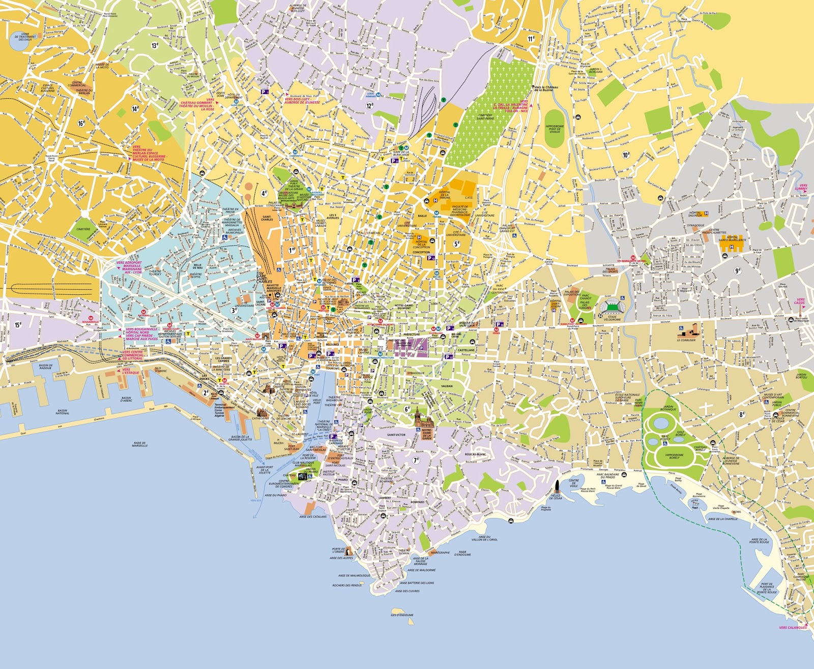 Plano de Marsella.