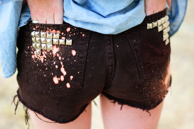 Calico skies: 52 Week Challenge: #21 DIY Cut-off Shorts