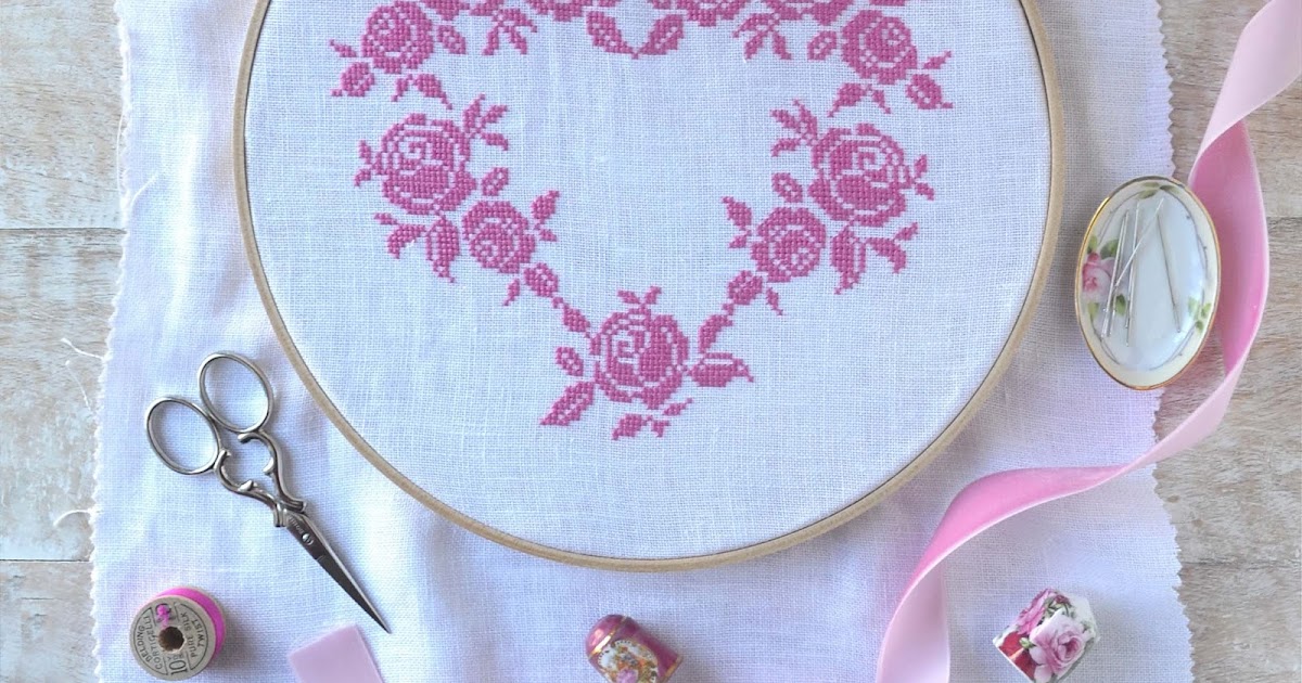 Sew French: Paris Pink Heart Pattern
