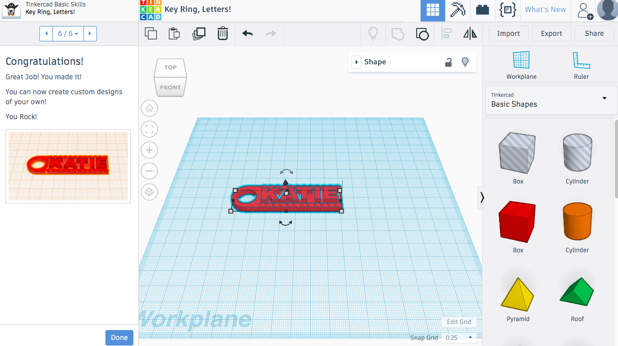 SHUMakers: Tinkercad Tutorial