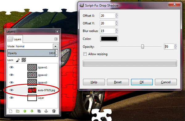 Trikmudah: Cara Membuat Puzzle Di GIMP
