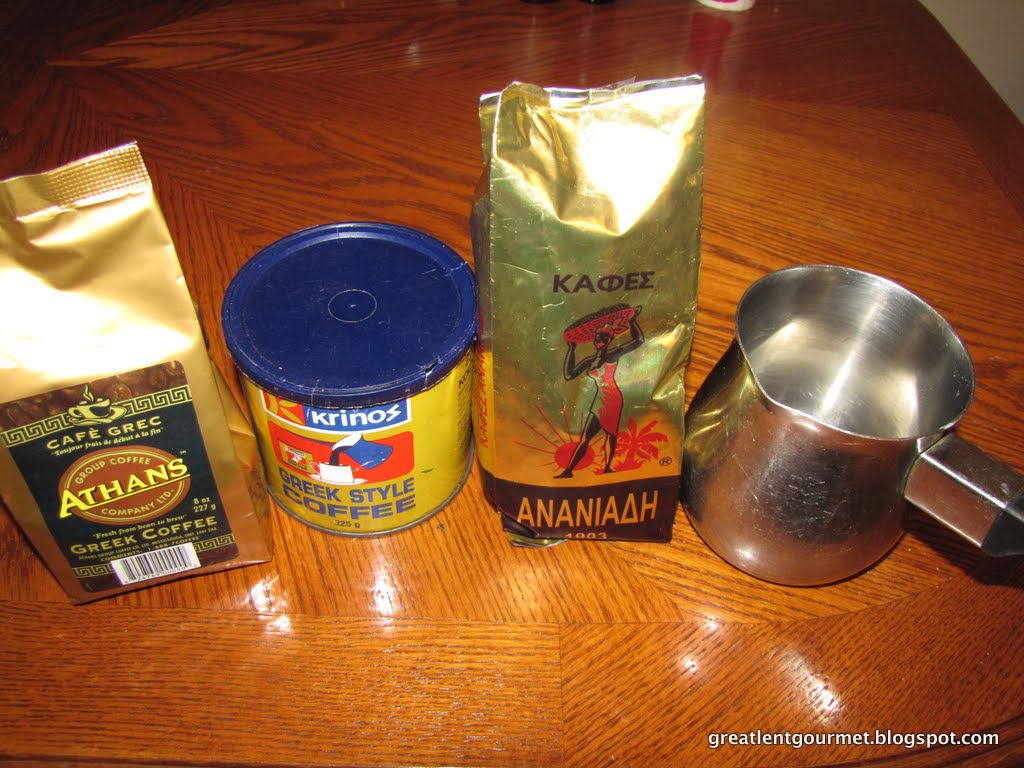 Great Lent Gourmet: Day 49: Greek Coffee, Καφές, Time for a coffee break!