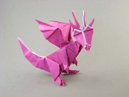 origami dragon for kids ~ easy origami instructions for kids crafts