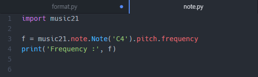 Python music21.note.Note().pitch.frequency:별빛 연구소(Starlight Lab)