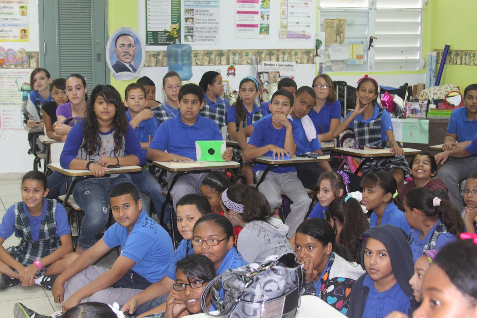 Visita a la Escuela Elemental Urbana Nueva de Ceiba, P.R.