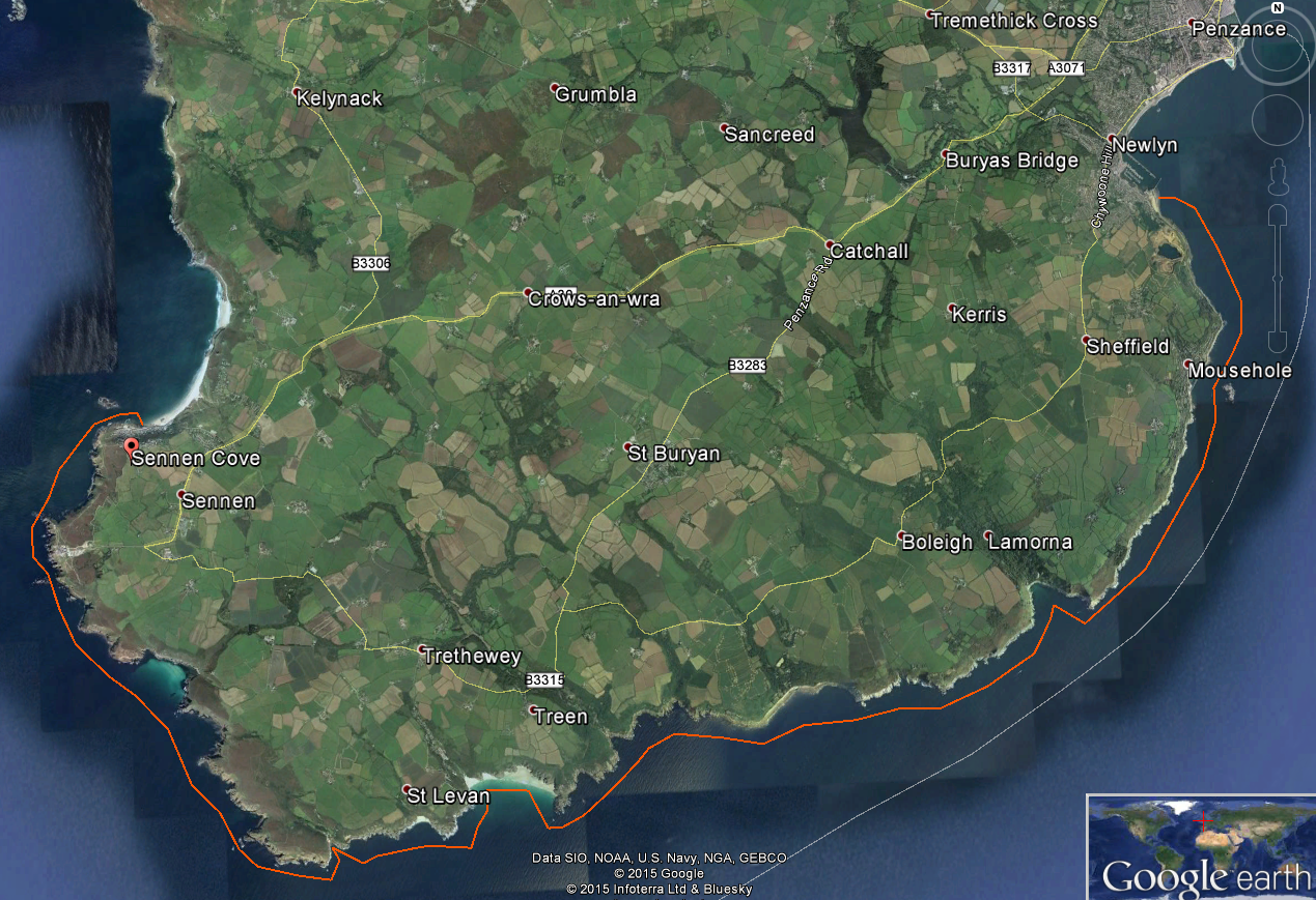Kayak Cornwall: Sea kayak trips exploring the coast of Cornwall: Sennen ...