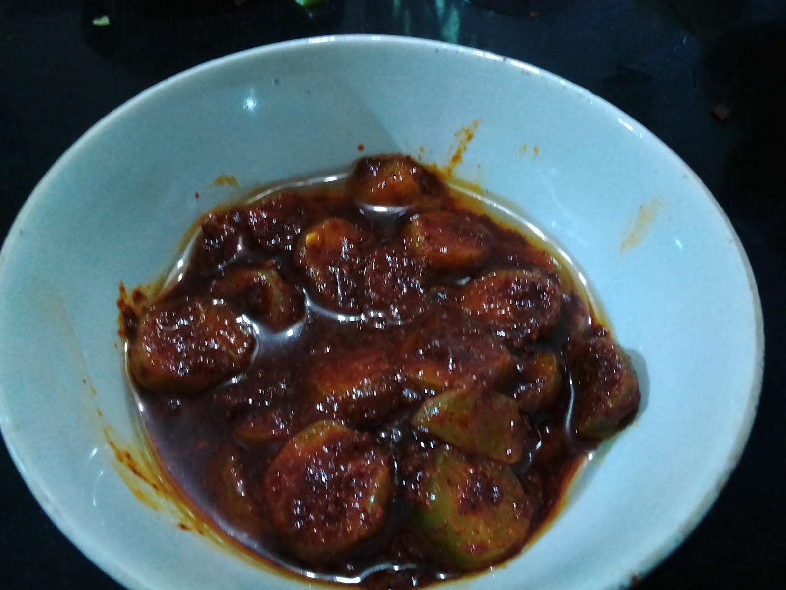 Bimla lonche (Bilimbi pickle)