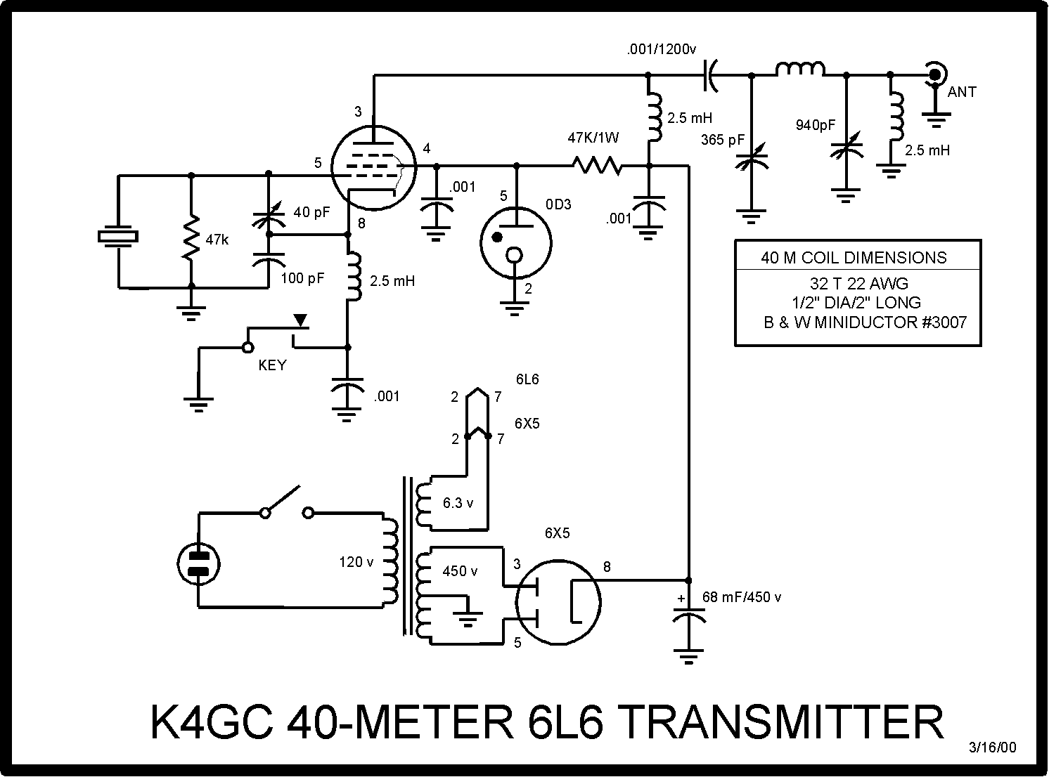 Amateur Radio interest of SV1CDY: CW Transmitter for 40 meters band ...