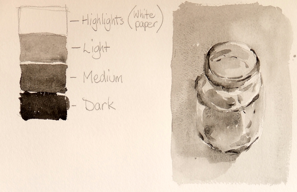 David Webb Art: Painting in Monotone